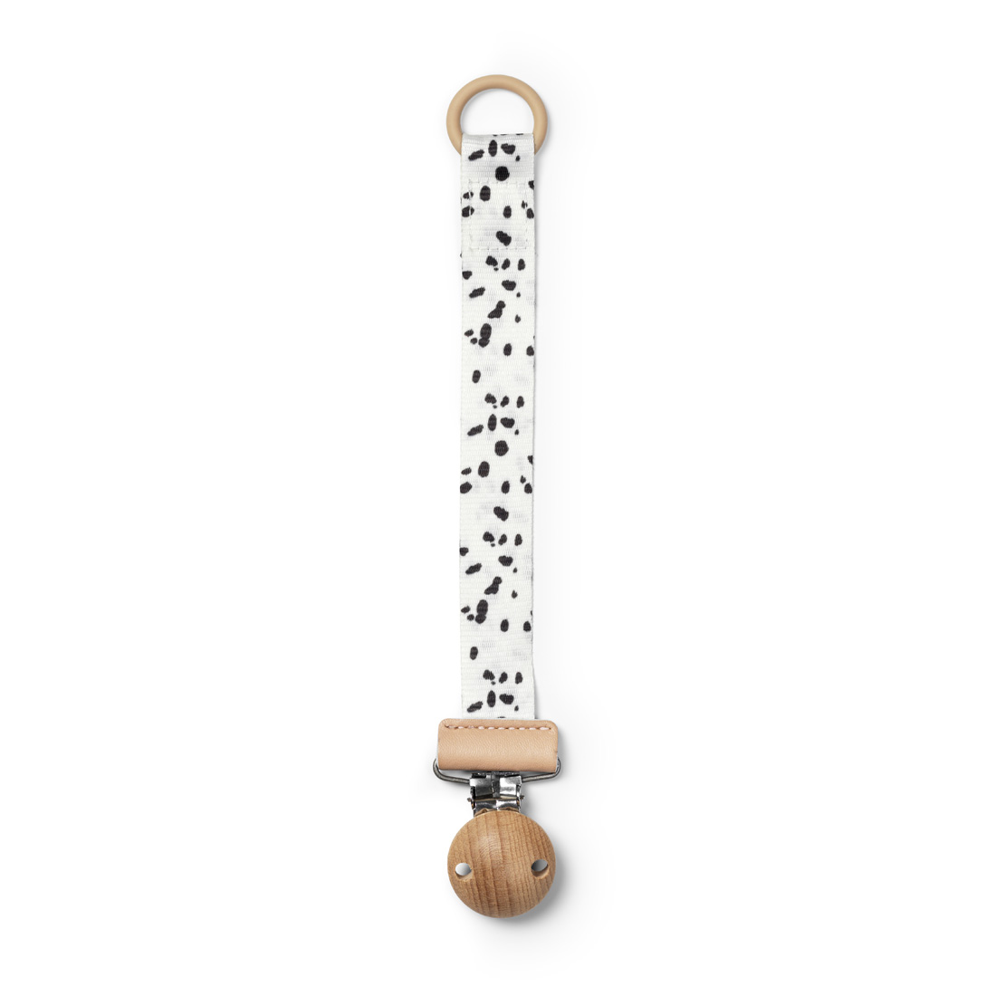 Attache-tétine en Bois - Dalmatian Dots | Elodie